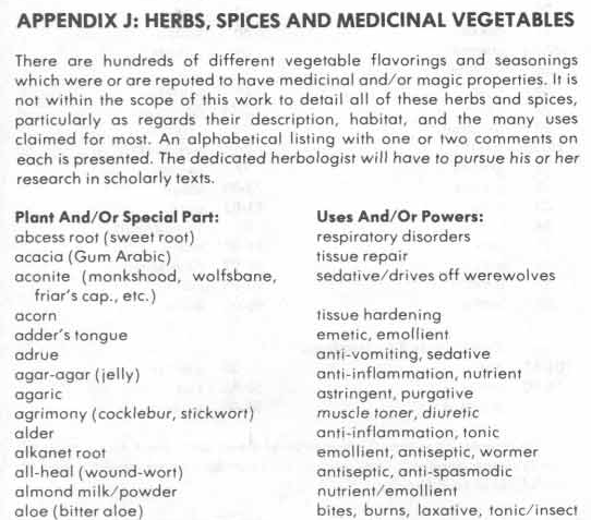 A Dedicated Herbologist – Appendix N Plus